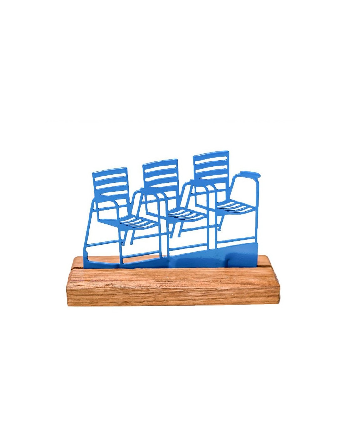 Miniature Blue Chairs - French Riviera