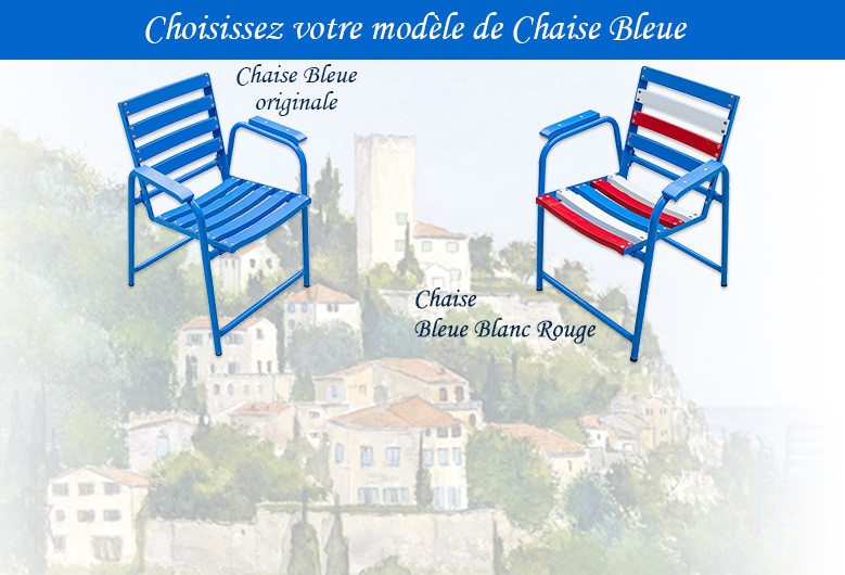 La Chaise Bleue Collection - Achetez les Chaises Bleues de Nice
